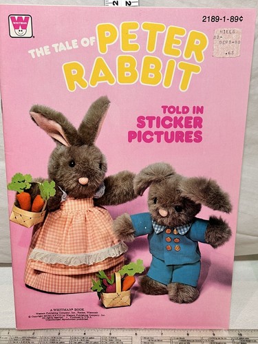 Whitman: Tale Of Peter Rabbit Sticker Pictures~1978~2189-1 ~ Unused | eBay