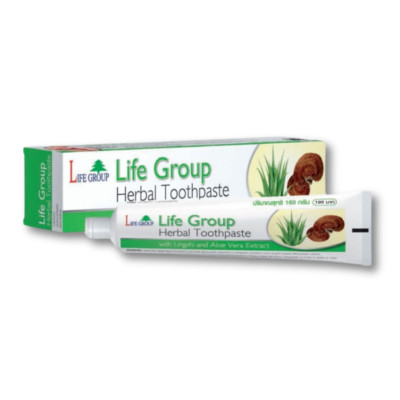 Life Group Herbal Toothpaste with Lingzhi & Aloe Vera Extract, 5.6 oz ...