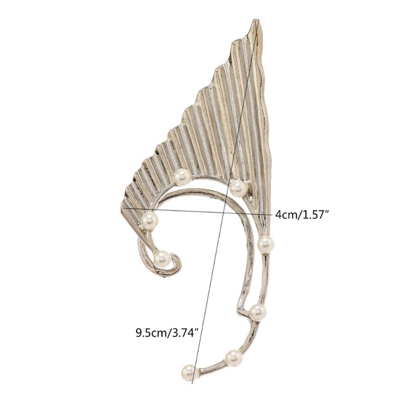 Non Piercing Ear Clip Earring Unique Elf Ear Hook Earring Fin Hangings ...