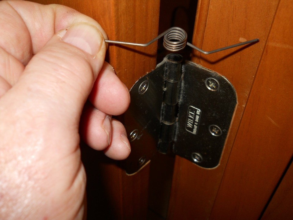 ORIGINIAL SELF OPENING DOOR HINGE SPRING REVERSE ACTING | eBay