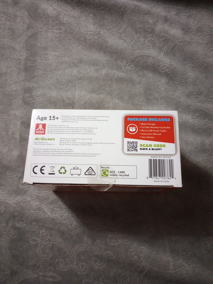 Atari Flashback Blast! HDMI Wireless Centipede 20 Built-In Video Games ...