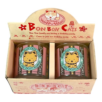 Bon Bon Cat Club - Glass Set of 2 with Display Box - Chyuan Shyang Co ...