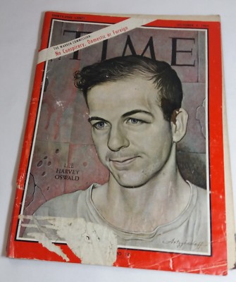 Time Magazine Oct 2nd 1964 Lee Harvey Oswald Warren Commision JFK ...