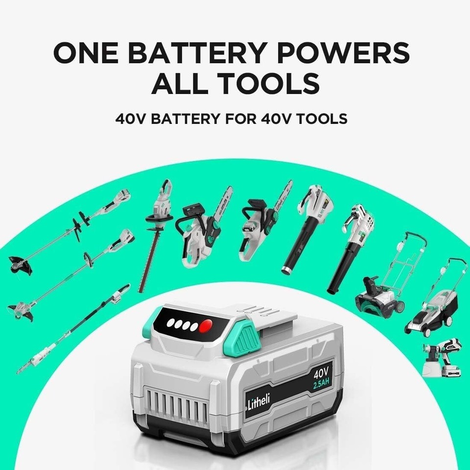 LiTHELi 40V 2.5AH Lithium lon Battery Pack ~ Genuine New **NOT for ...