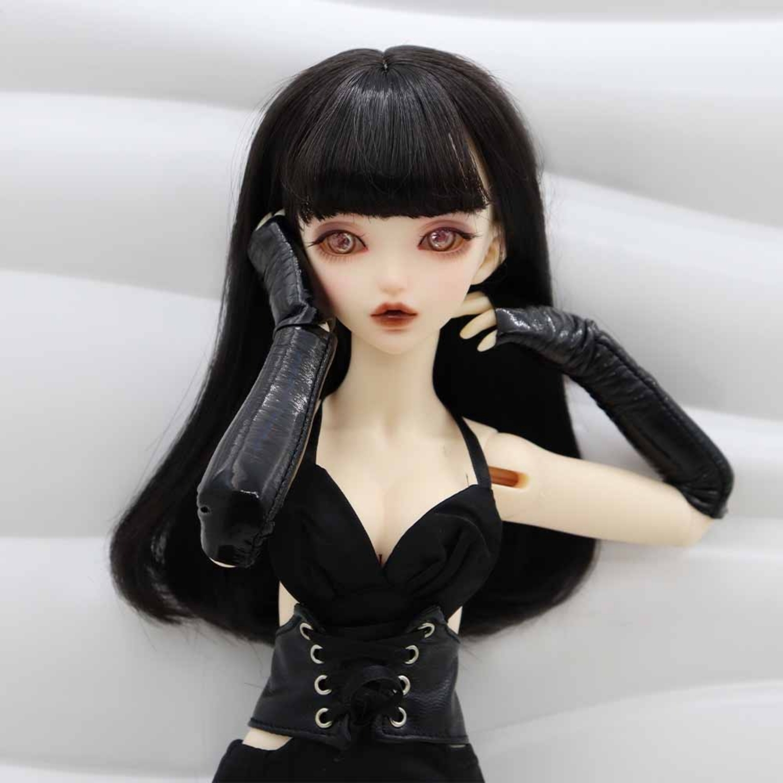 Full Set 1/4 Resin BJD SD Ball Jointed Dolls Girl Nica Supermodel Dress ...