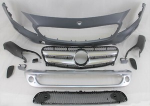 new GLA front bumper grille splash shield 11 pc set fits 2014 -17 MB ...