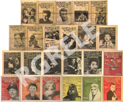 NOSTALGIA WORLD 22 back Issues 1978 -1984 NEW Unread Out of Print For ...