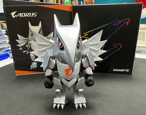 AORUS CHIBI Figurine Silver / Robot model action figure / 9 into 9 new ...