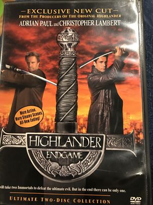 Highlander: Endgame (DVD, 2001, 2-Disc Set) Clean Tested And Working ...