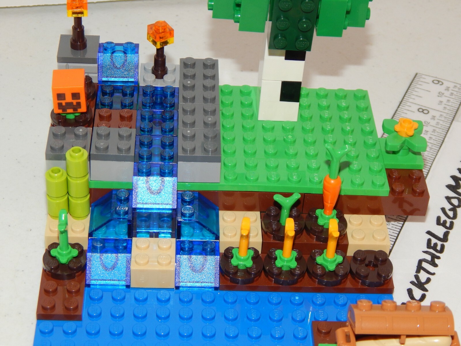 Lego Minecraft The Farm Left Section Land Part Only Assorted Pieces ...