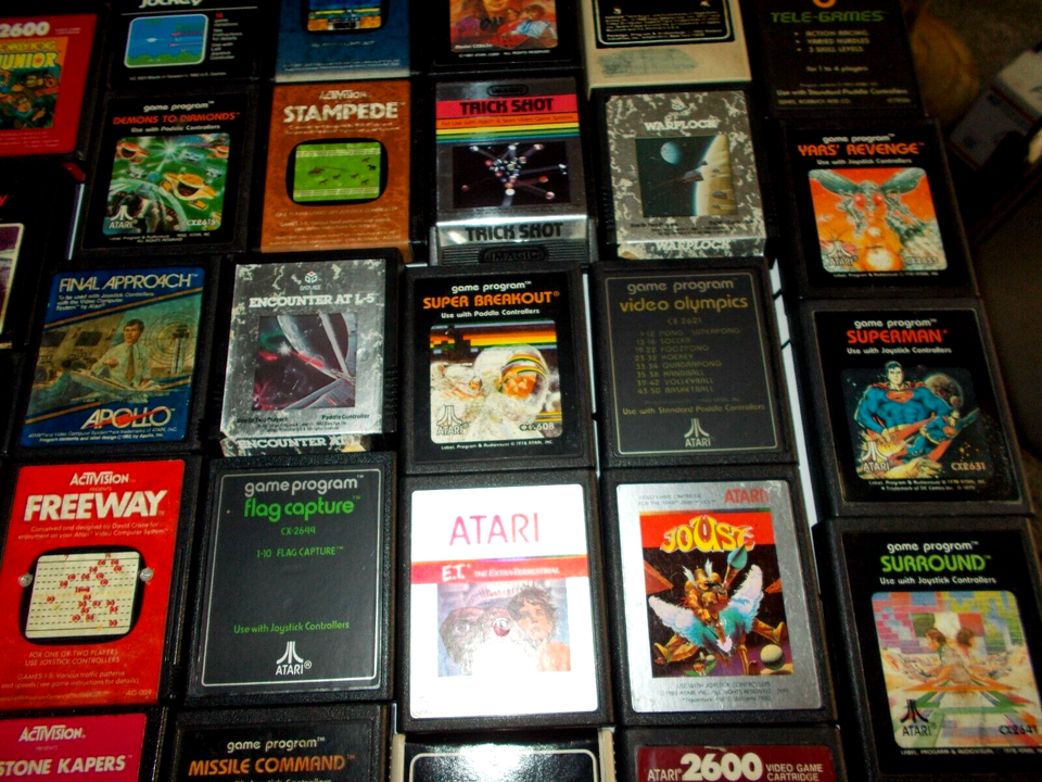 ColecoVision Console(2) w/ 100 games (COLECO & ATARI) & EXPANSION ...