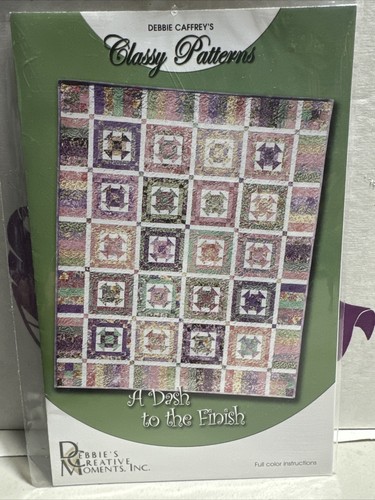 Debbie Caffrey's Classy Patterns Quilt Pattern A Dash to the Finish 57 ...