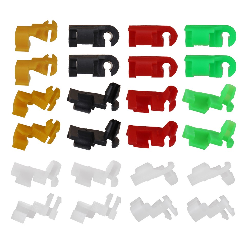Automotive Fasteners Door Lock Rod Clip Rivet Plastic Car 12 Pairs Car ...