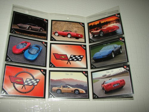 NEW Vintage Corvette Collector’s Cards Inaugural Edition Vette Set 9 ...