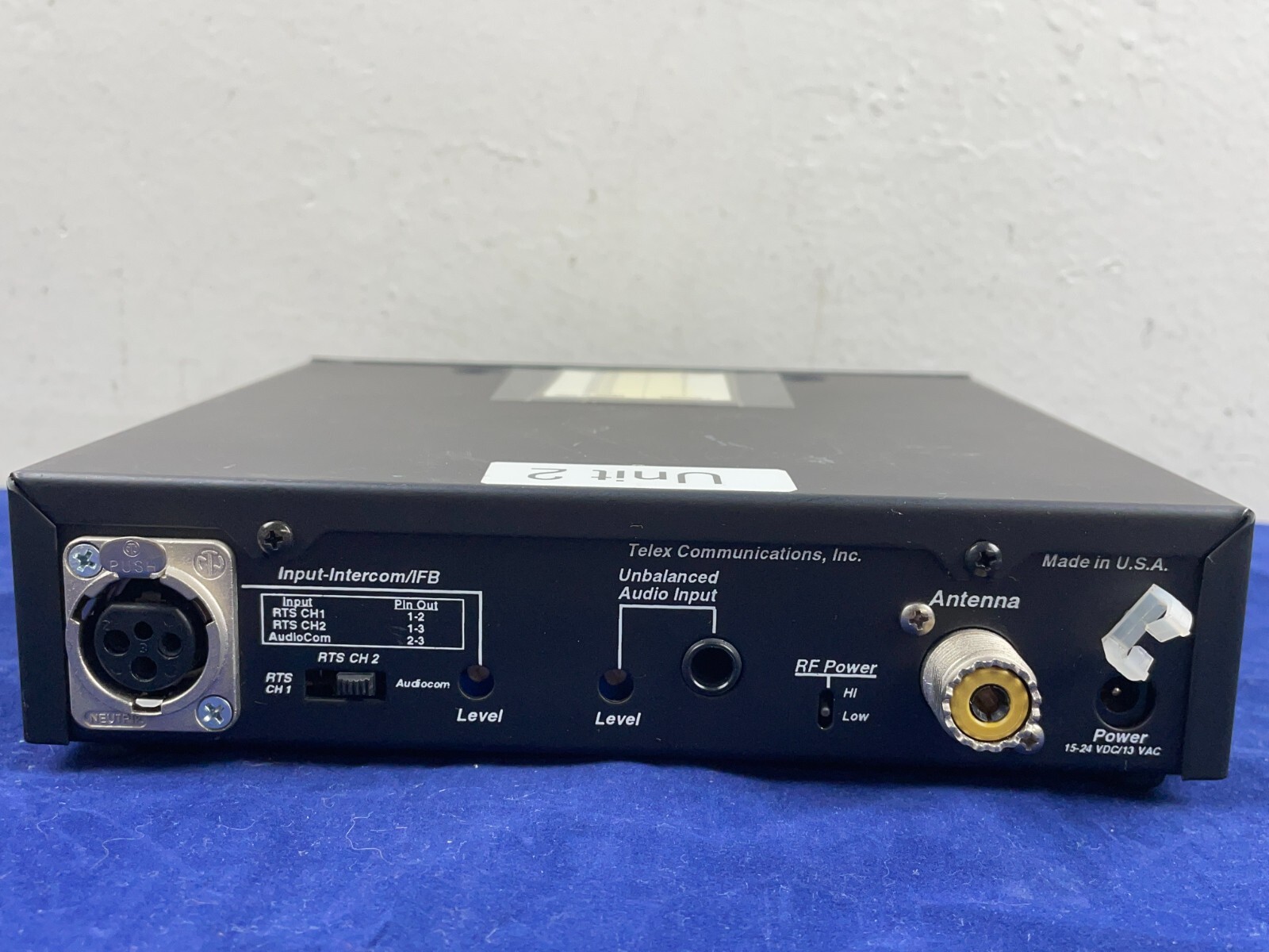 Telex Radiocom TT-44 16 Channel Synthesized Wireless IFB Transmitter ...