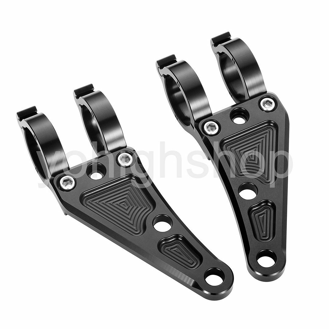 Motorcycle Fork Tubes Headlight Mount Bracket 41MM 43MM 45MM 46MM 48MM ...
