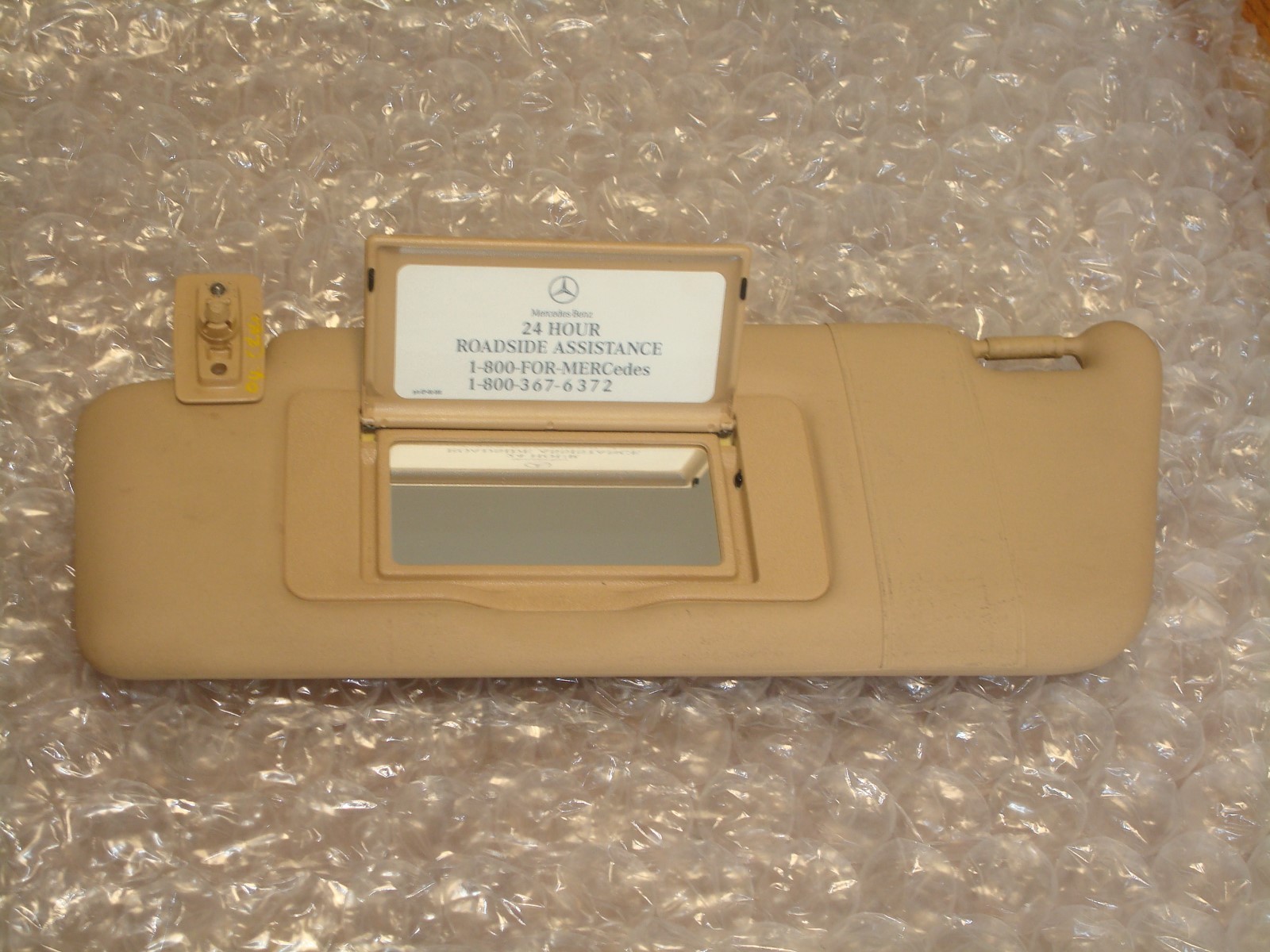 MERCEDES BENZ W203 C240 OEM TAN Driver Left Side Sun Visors NICE | eBay
