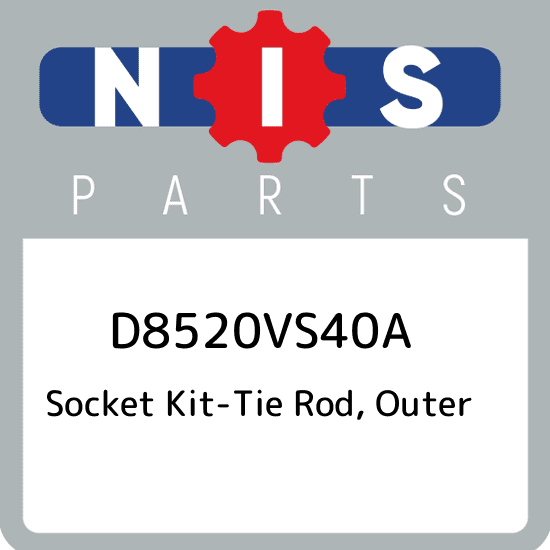 D8520VS40A Nissan Socket kit-tie rod, outer D8520VS40A, New Genuine OEM ...