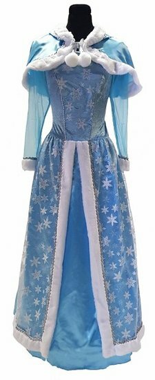 Deluxe Frozen Snow Queen Costume + Cape | eBay