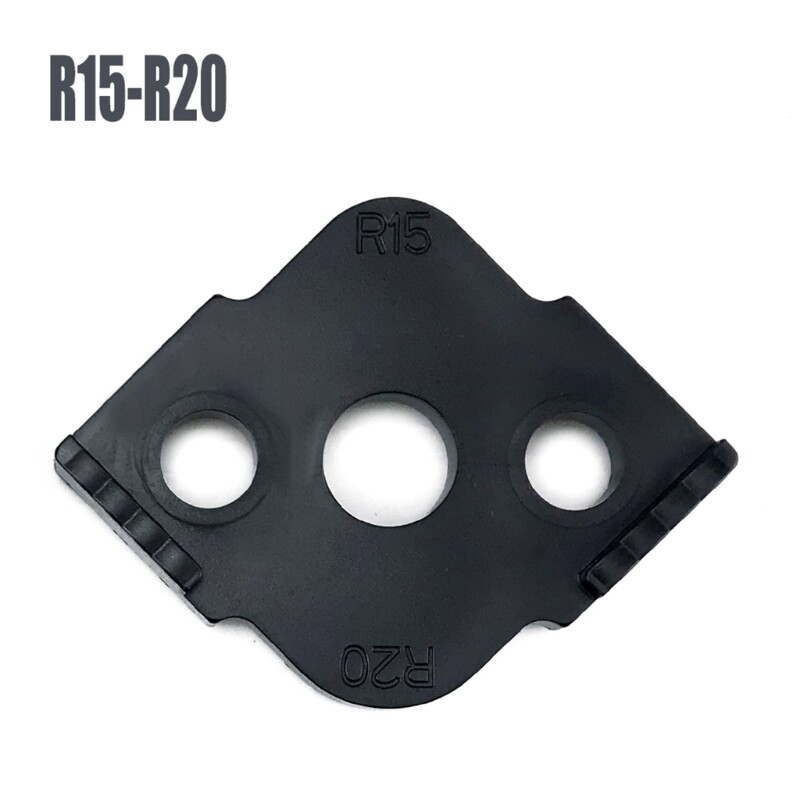 4PCS High Hardness Radius Router R5-R40 Routing Curved Corners Circular ...