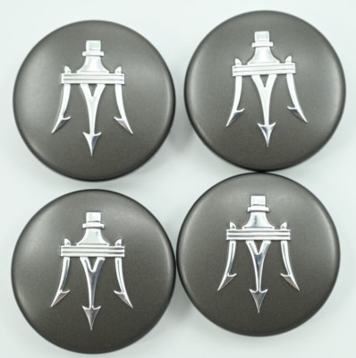 (4) Genuine Maserati Quattroporte GT 4.2/4.7 Wheel Hubcap Silver Kit ...