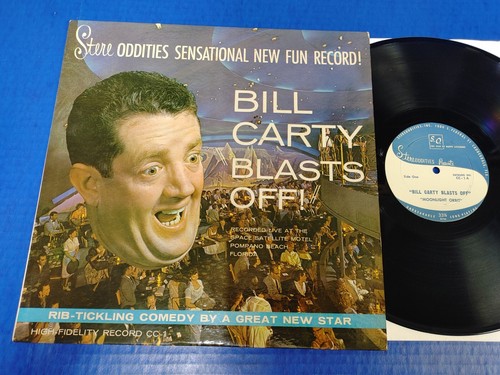 Bill Carty - Blasts Off! - 60s Comedy LP Space Age (Signed) VG+ VINYL ...