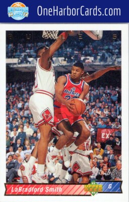 1992-93 Upper Deck Washington Bullets #80a LaBradford Smith | eBay