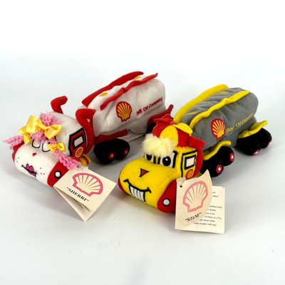 SHELL OIL Company Shane & Sherri Beanbag Plush Stuffed Tankers Trucks ...