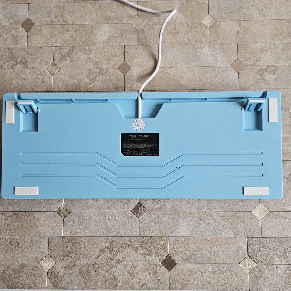 FELiCON K2 RGB Wired Mechanical Gaming Keyboard - 88 Keys UK Layout ...