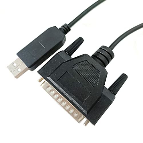 USB to DB25 Serial Printer Adapter Cable with FTDI Chipset for CNC DNC ...