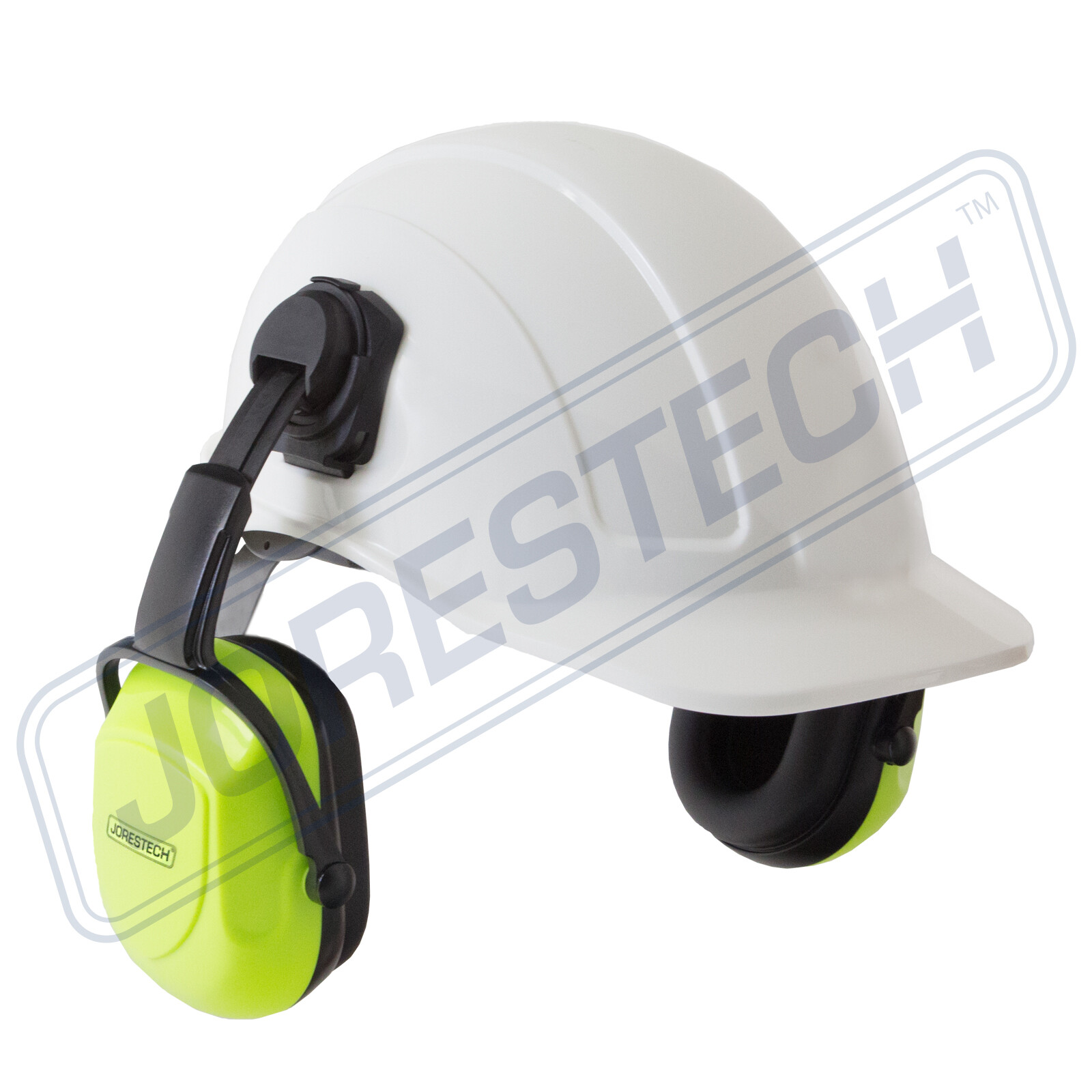 JORESTECH CLIP ON EAR MUFF PROTECTOR HARD HAT MOUNTING EAR MUFF NRR ...
