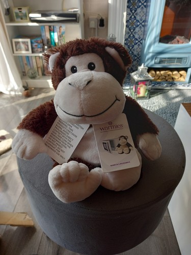 Intelex Microwave Cozy Plush Cheeky Monkey Microwavable Heatable Bed ...