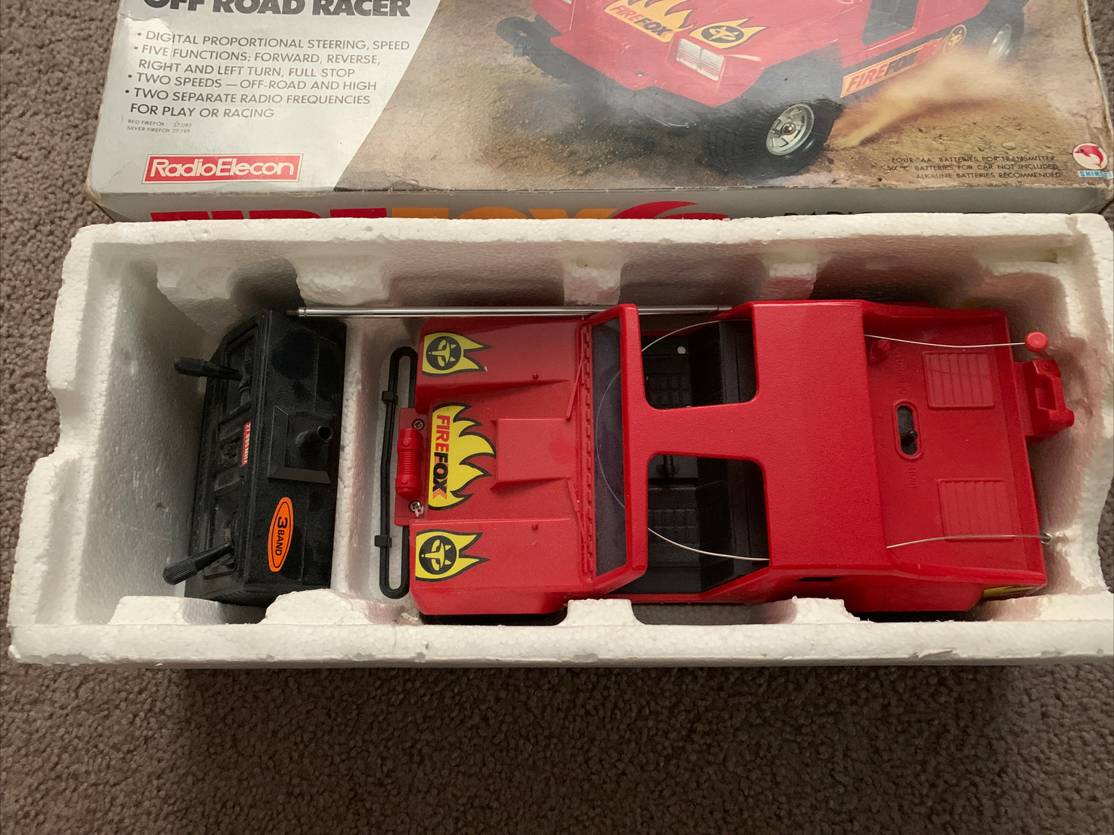 FireFox RC Vintage 1980s Rc Car Radio Control Truck Off Road Racer ...