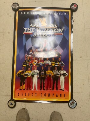 Vintage 1994 “The Winston Select” Class Poster - (36 x 23) Earnhardt ...