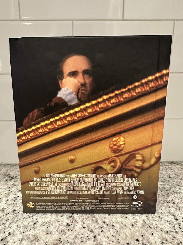 Amadeus: Director's Cut Blu-ray Book 2-Disc Set With Bonus CD Like New ...