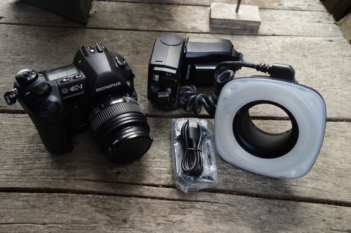 Olympus E-1 DSLR Camera with 50mm macro lens | eBay UK