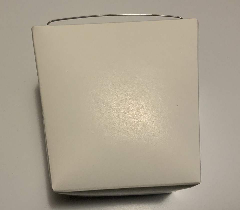25 WHITE Chinese Take Out Box 26 oz Food Pail Party Favor Wedding Candy ...