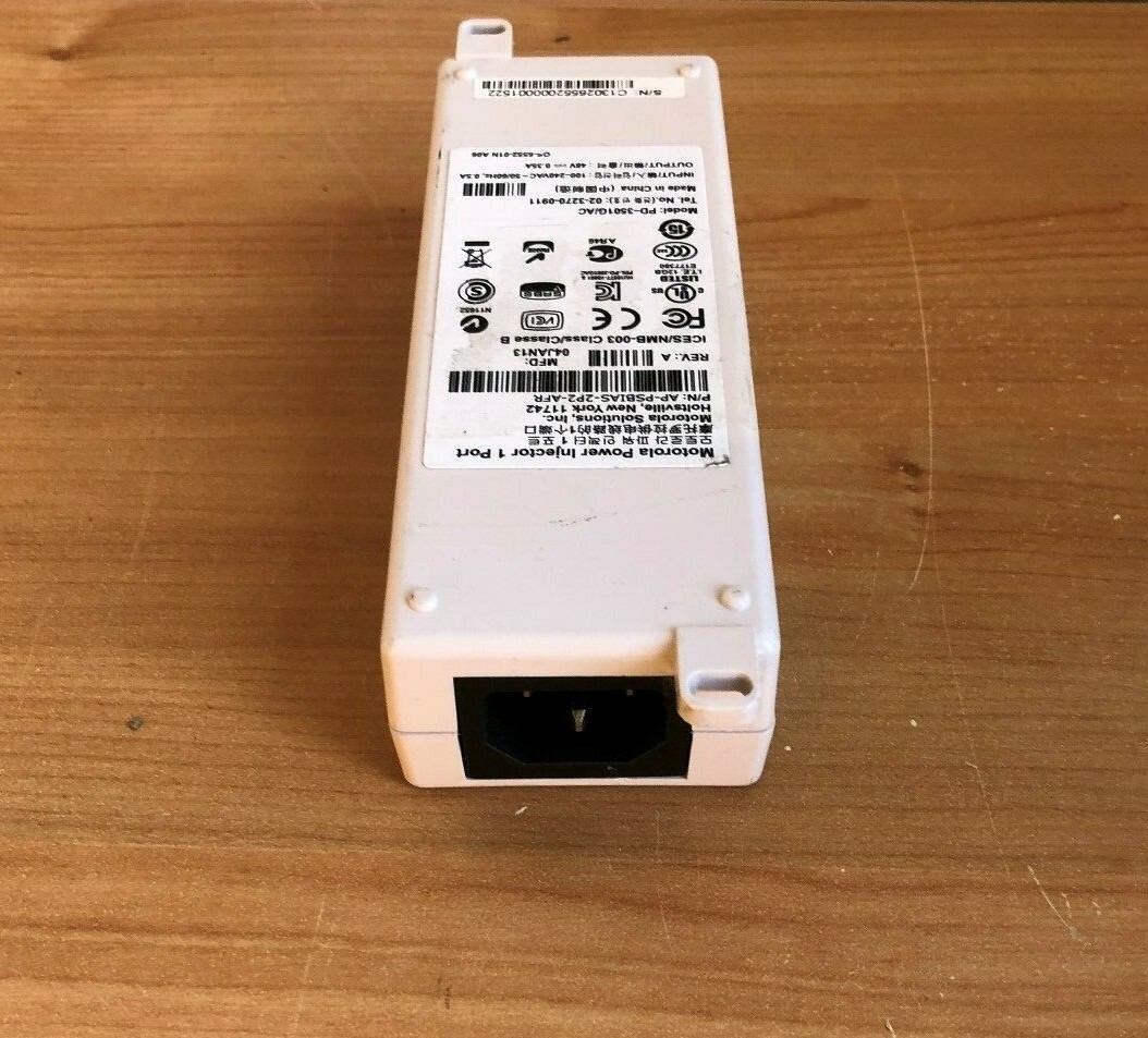 Motorola AP-PSBIAS-2P2-AFR Power Injector Motorola PoE Power Injector 1 ...