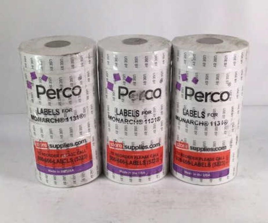 8 ROLLS 20,000 LABELS "Use by" Labels for Monarch 1131 Price Gun Buy 1 ...