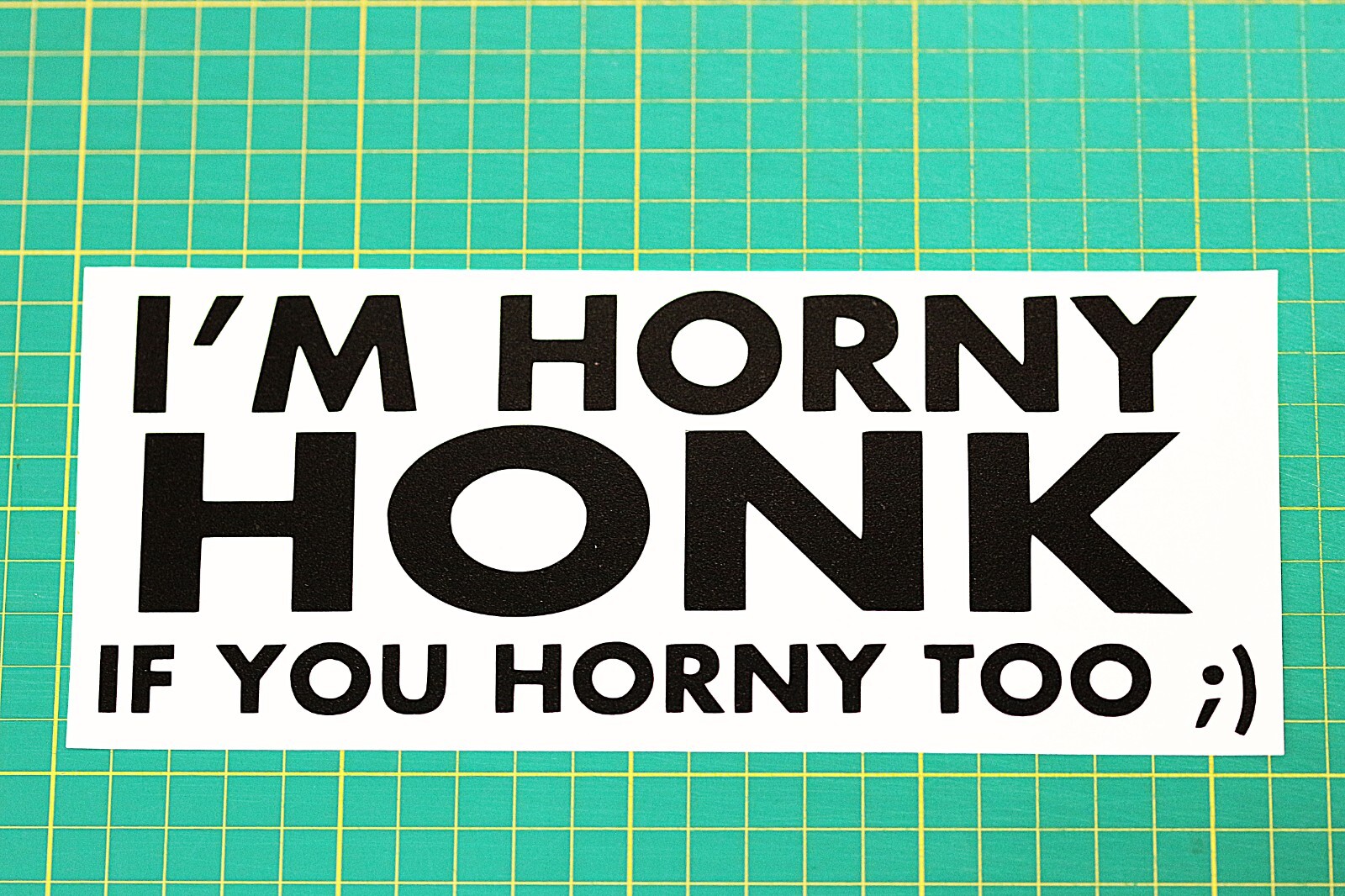 Funny Honk Prank Car Sticker - Vinyl Bumper Decal Adhesive | eBay UK