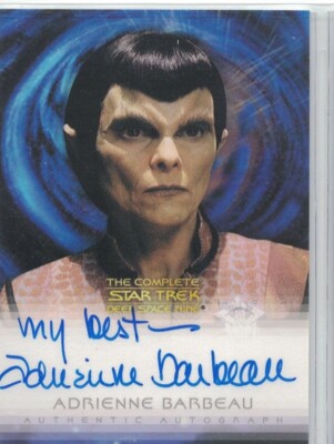 Star Trek Quotable DS9 auto card Adrienne Barbeau as Cretak | eBay