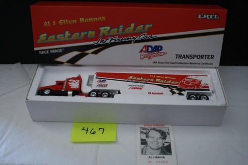 Ertl Race Image Eastern Raider Jet Funny Car Racing Transporter 1/64 | eBay