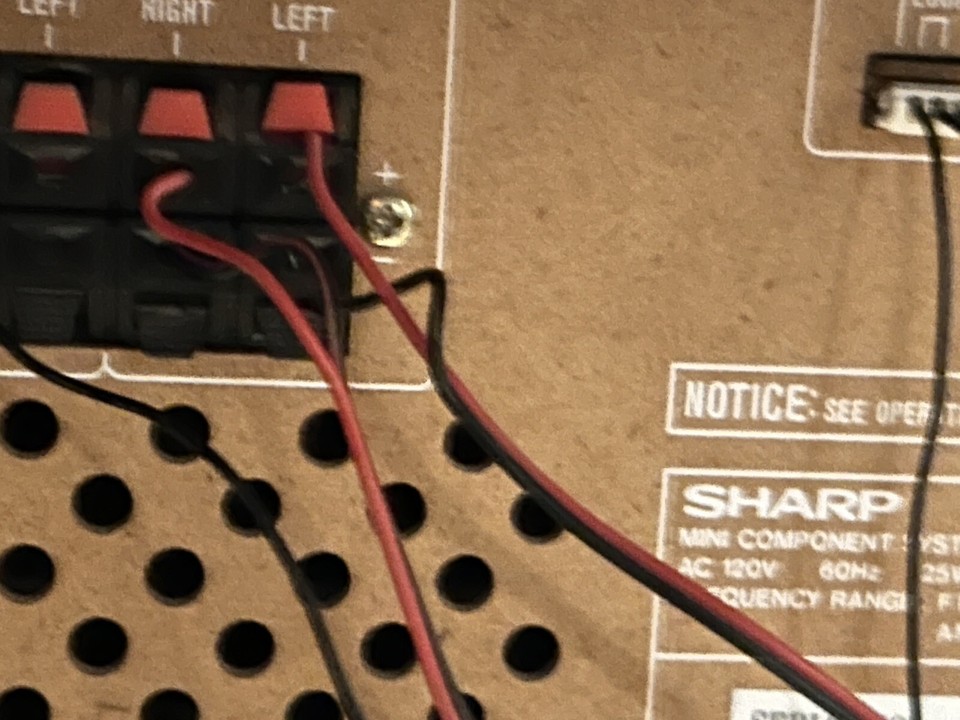 Vintage Sharp Stereo Component Sytem CD-C600 3 Cd Changer Cassette ...