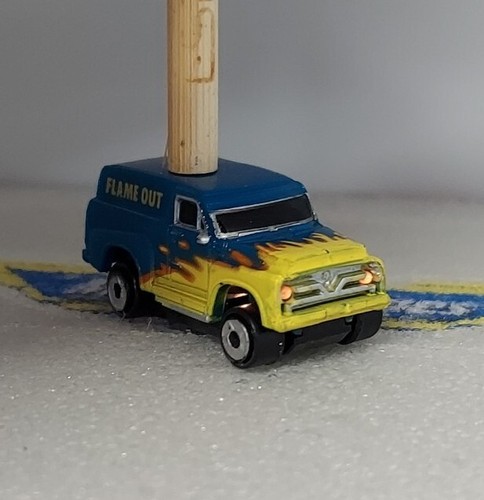 Micro Machines *Works!* Micro Lights Ford Panel Truck FLAME OUT Lights ...
