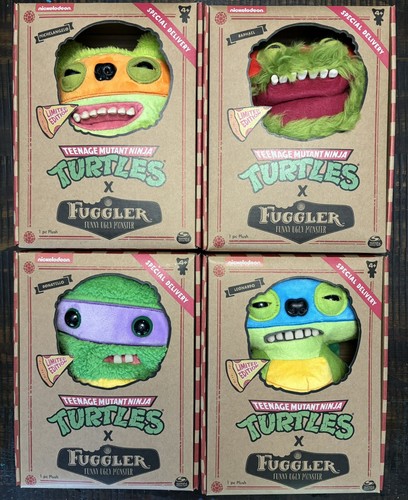 Fuggler TMNT Teenage Mutant Ninja Full Set Of 4 Donatello Leonardo ...