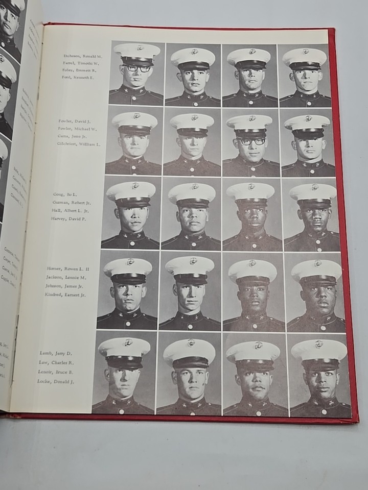 1968 San Diego CA. Marine Corps Recruit Depot (H.C. Yearbook) Platoon ...