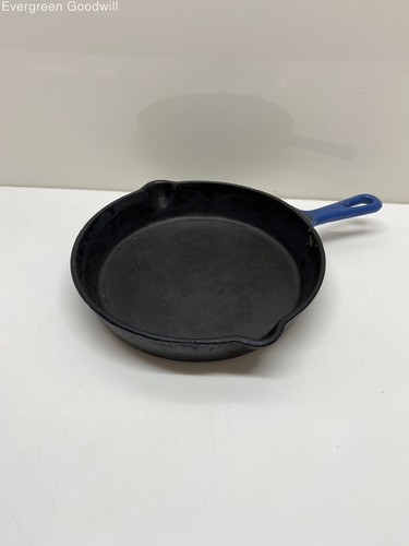 Bella Blue Enameled Black Cast Iron 10" Heavy Duty Frying Pan | eBay