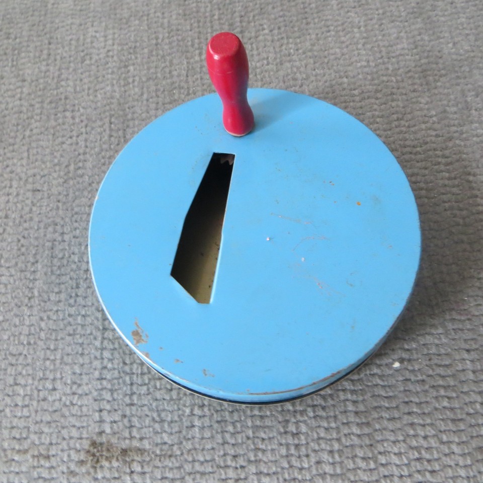 1950's US METAL TOY MFG-TIN SPINNING NOISE MAKER WITH CLOWN FACE | eBay