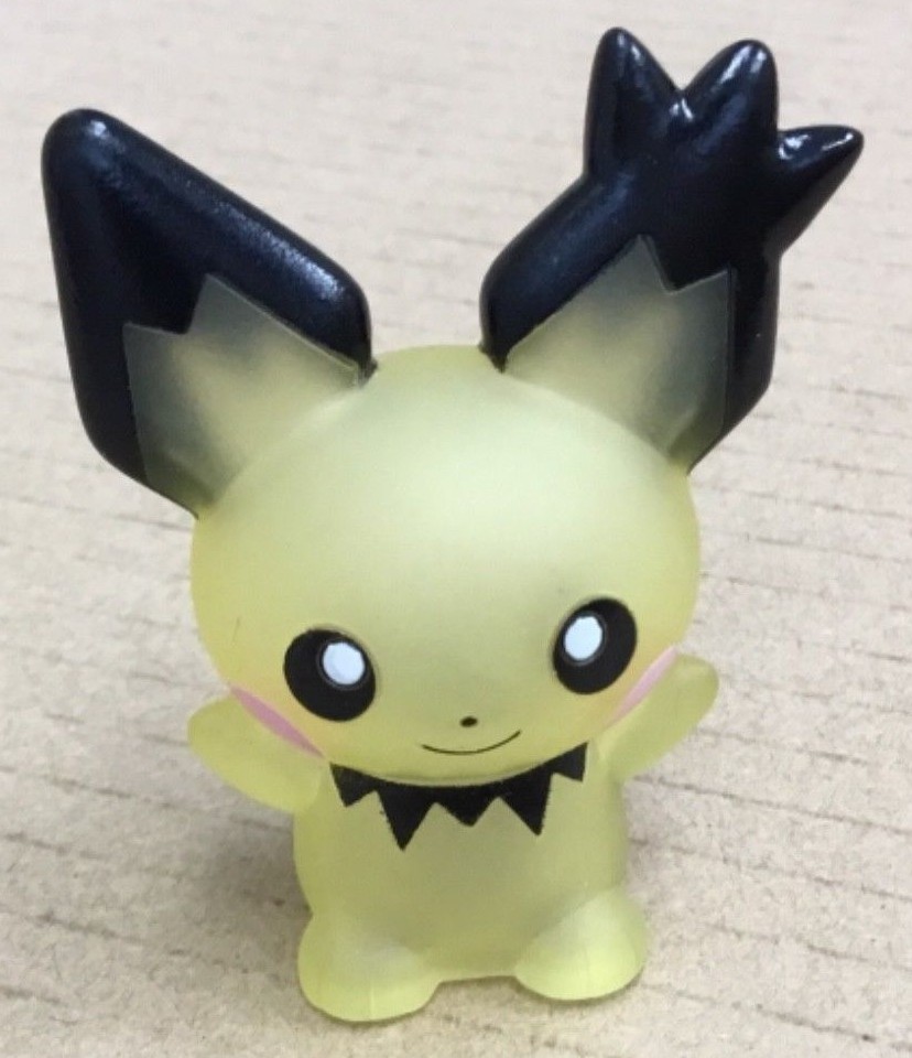 2009 Pokemon Finger Puppet Clear Spiky-Eared Female Pichu Bandai | eBay