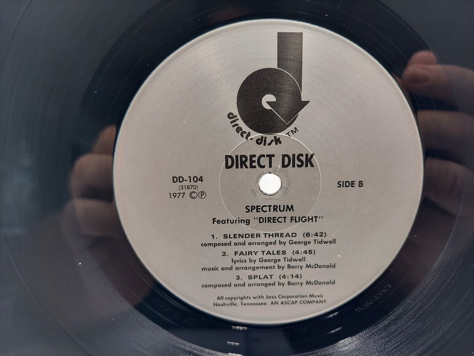 Direct Flight Spectrum LP Record DD104 1977 Limited Ultrasonic Clean NM ...